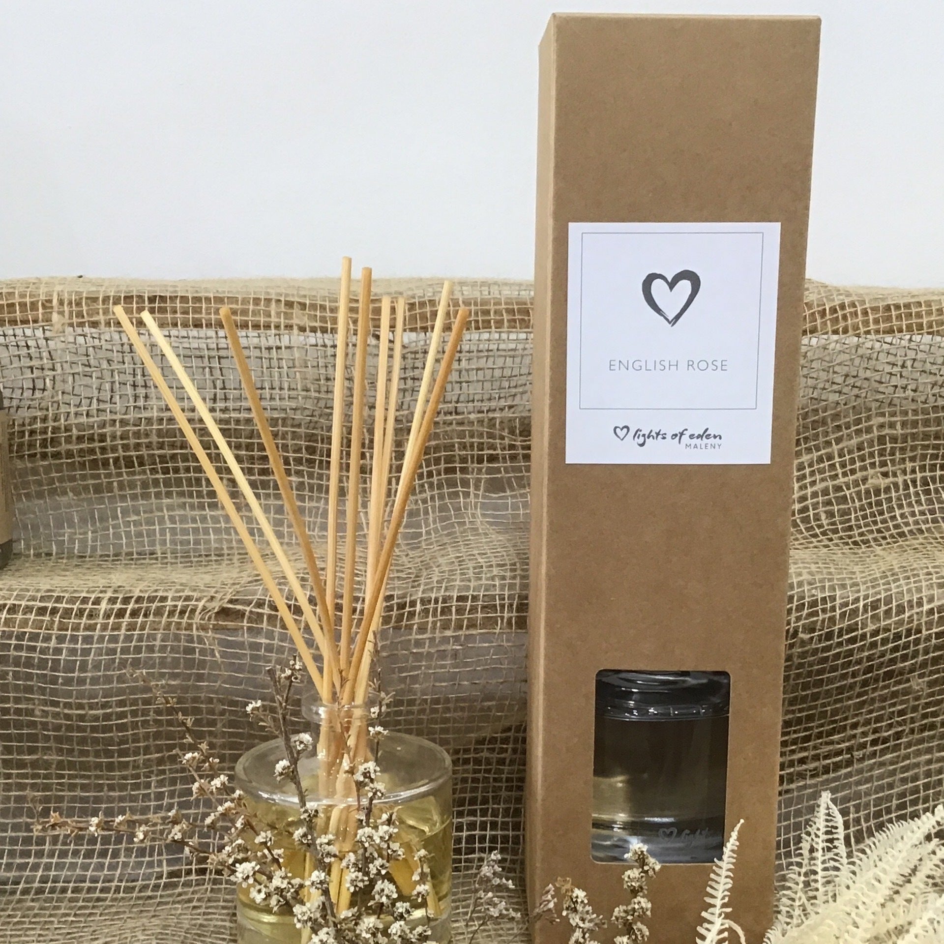 English Rose Reed Diffuser | Lights of Eden